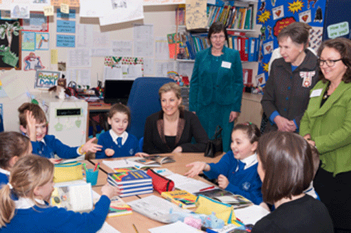 Sophie, Countess of Wessex marks Chobham St Lawrence Primary School's ...