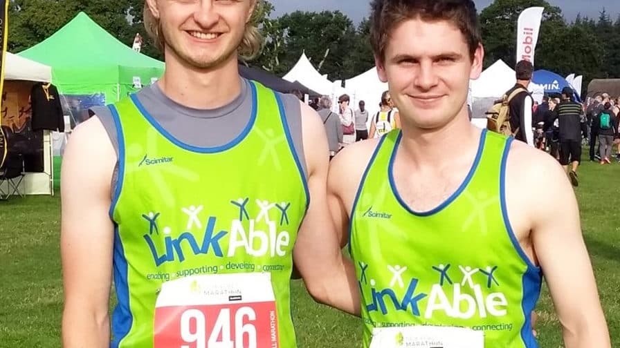 Connor runs marathon to raise £1,500 for LinkAble | wokingnewsandmail.co.uk