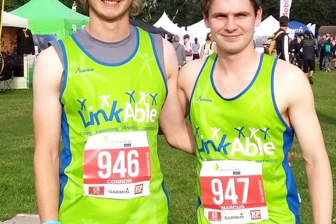 Connor runs marathon to raise £1,500 for LinkAble | wokingnewsandmail.co.uk