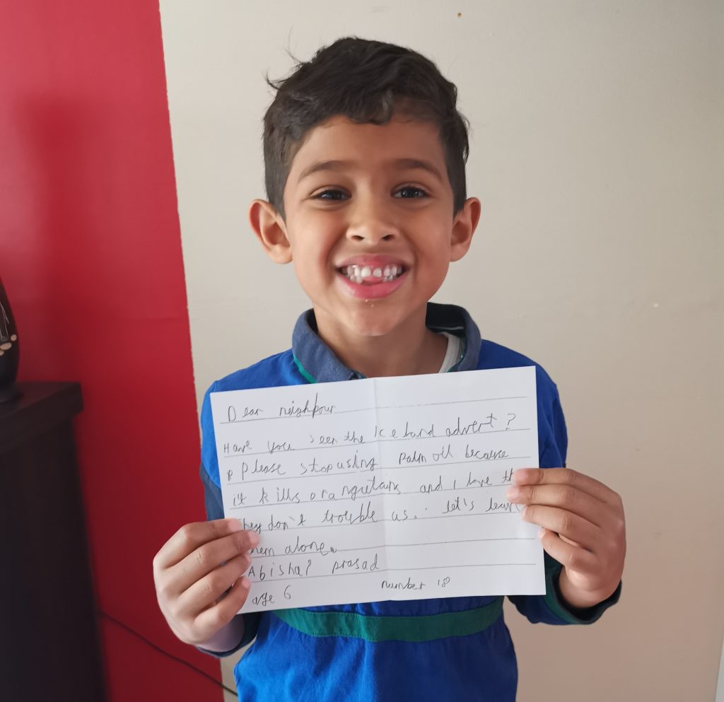 Six year old boy launches campaign to save orangutans ...