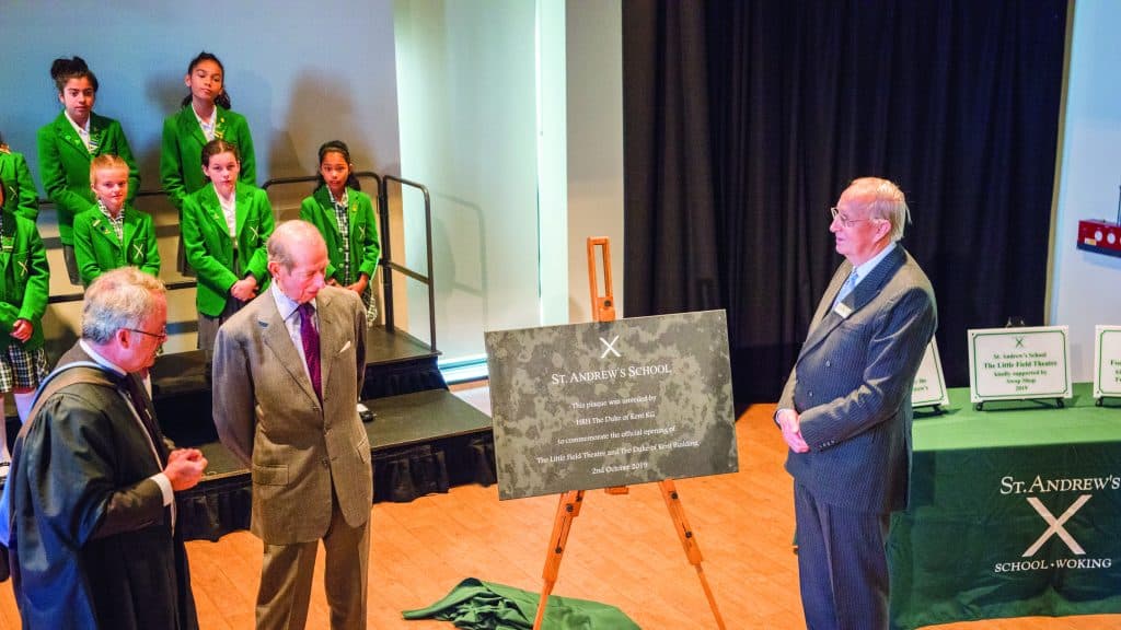 Duke of Kent opens new school facilities | wokingnewsandmail.co.uk