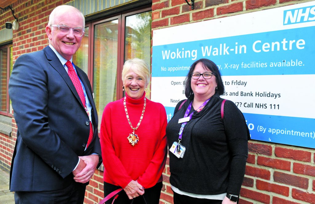 Mayor of Woking tours new hospital facilities | wokingnewsandmail.co.uk