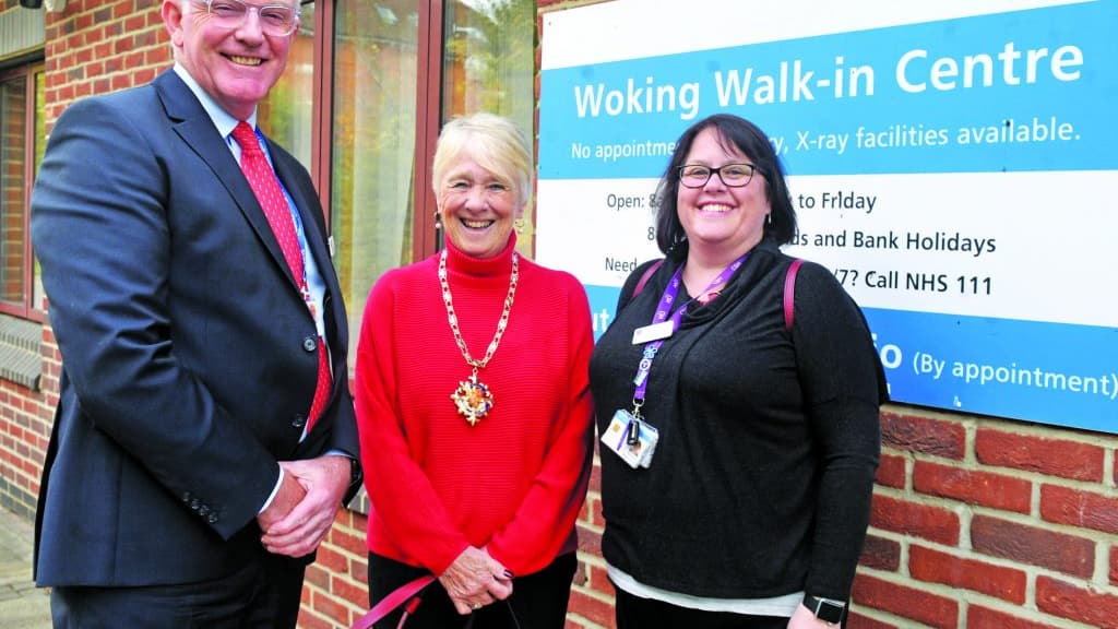 Mayor of Woking tours new hospital facilities | wokingnewsandmail.co.uk