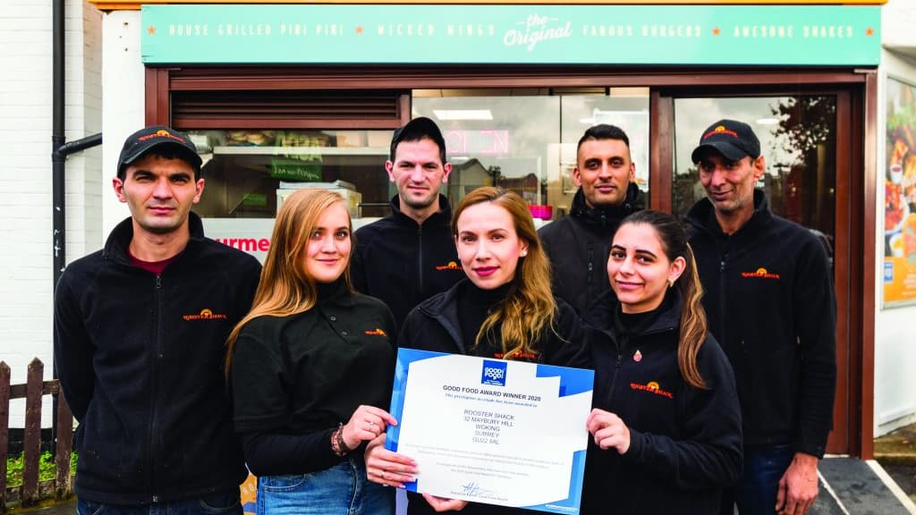 Rooster Shack receives Good Food Award | wokingnewsandmail.co.uk