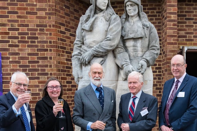 Statue of aviation pioneers unveiled at Brooklands Museum ...