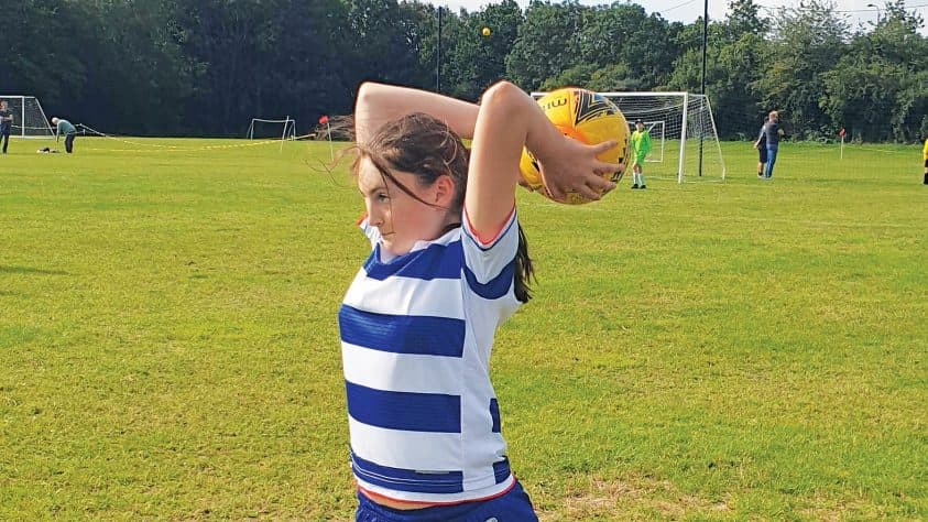 Football prodigy Phoebe dominates in league of mostly boys ...