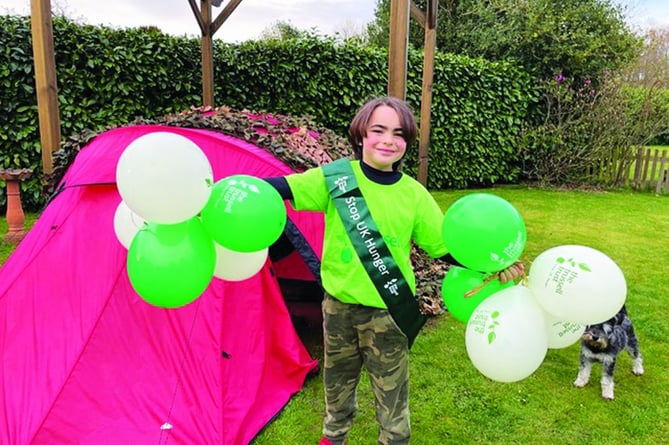 Freddie’s year-long sleepout raises more than £25,000 to help foodbanks ...