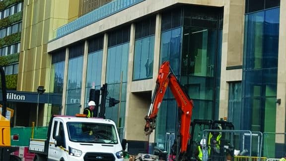 Additional fixings for 3,000 panels on new Hilton building 'to ensure ...