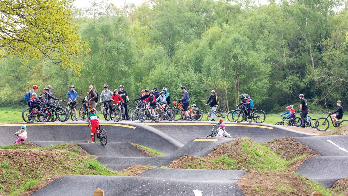 Upgraded cycle track draws a crowd | wokingnewsandmail.co.uk