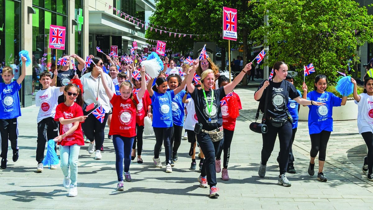 Dance tribute fills town centre with colour and movement ...