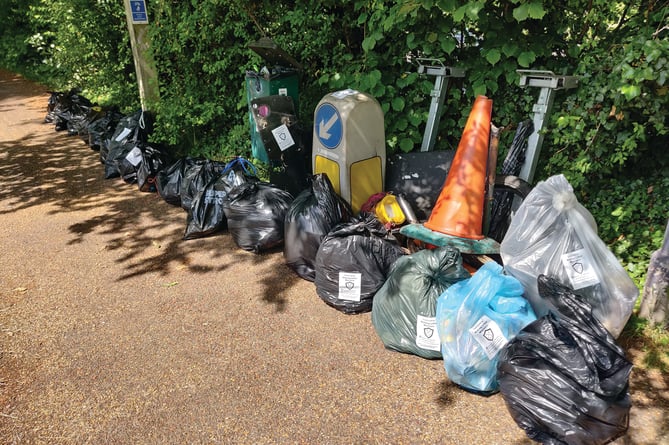 Waste bin trial for ‘disgusting’ litter area | wokingnewsandmail.co.uk