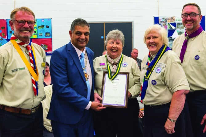 Jean receives Scouting’s highest award | wokingnewsandmail.co.uk