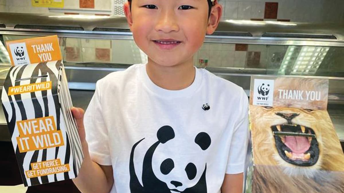 Jacob pulling out all the stops to support wildlife and WWF ...