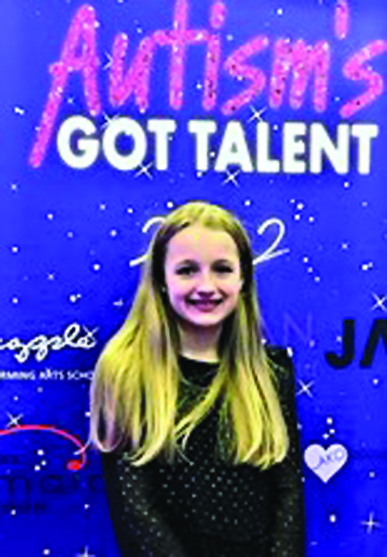 Zoey displays performing skills for Autism’s Got Talent ...