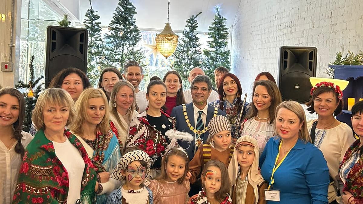 Special Christmas party provides 'a taste of home' for Ukrainian ...