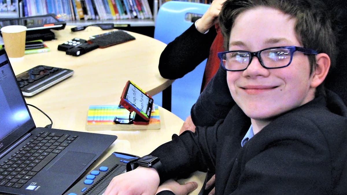 International Braille Challenge at Woking High School 'a wonderful day ...