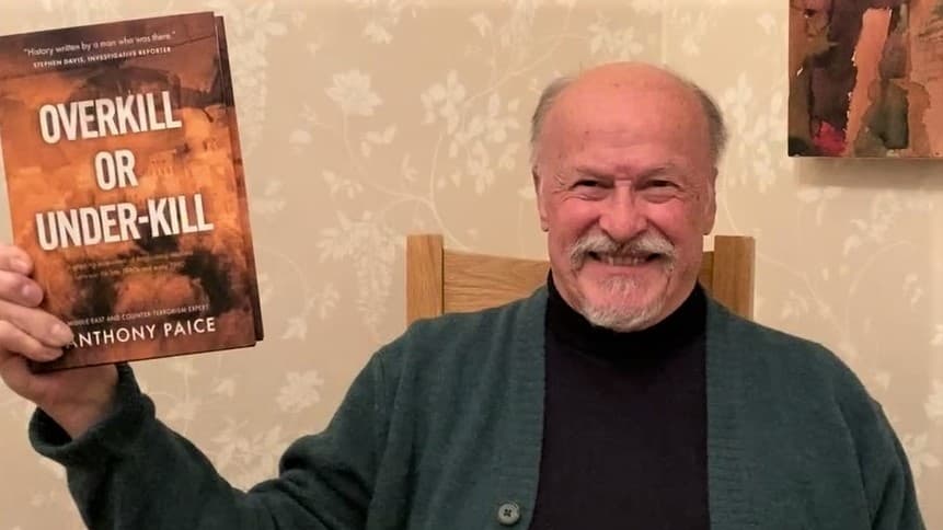 Author Anthony Price is signing copies of his book Overkill or Under ...