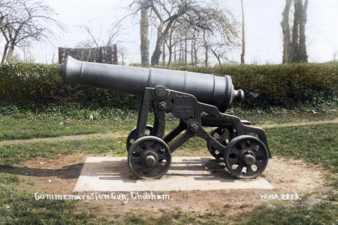 Peeps into the Past: Cannon unveiled as memorial to Queen Victoria in ...