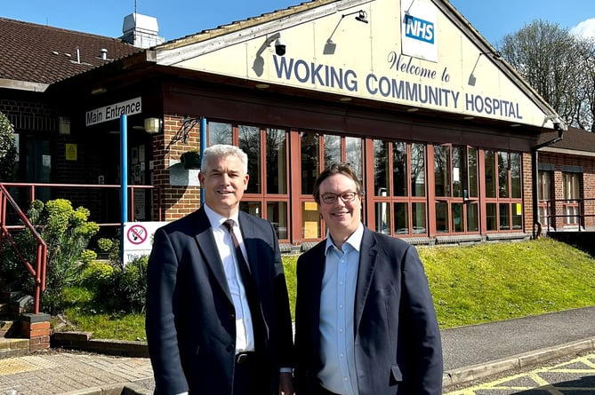 Secretary of State for Health visits Woking Community Hospital ...