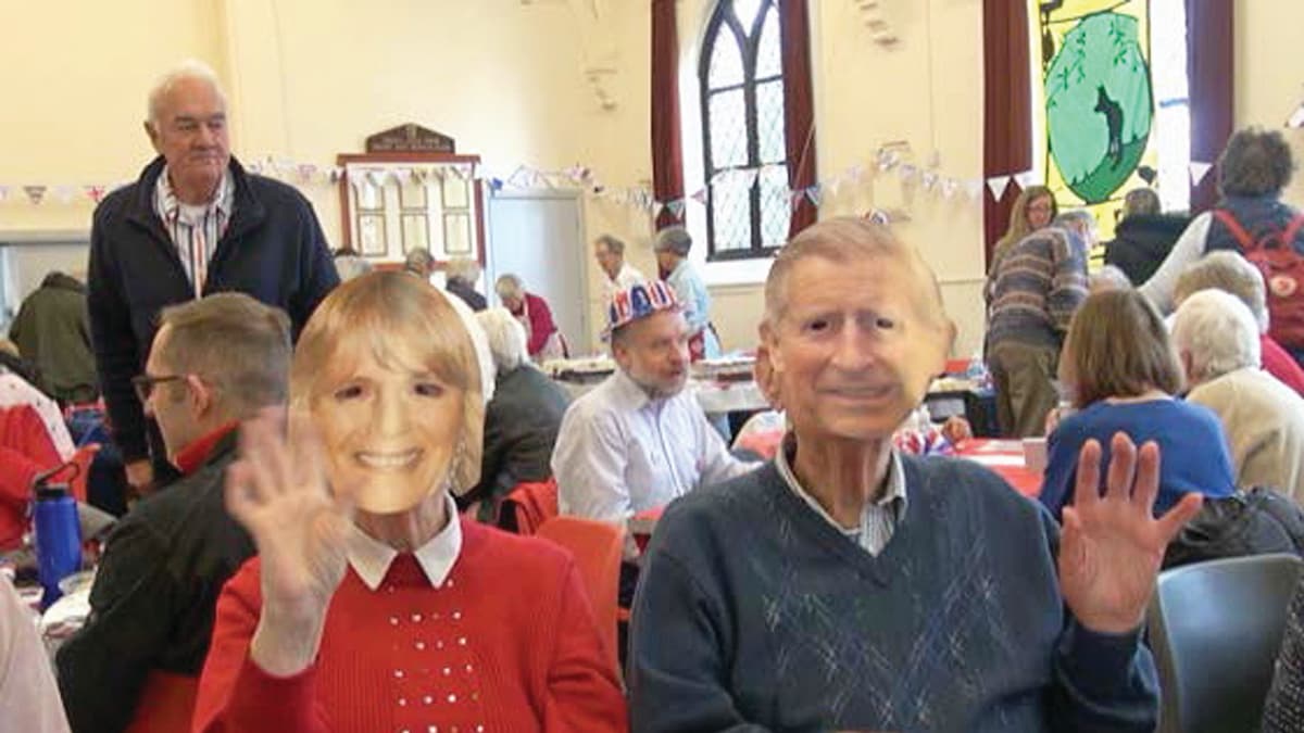 Proud of Bisley's Coronation celebrations at the village hall on bank ...