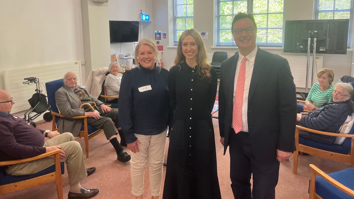 Are you missing out on pension credit? Minister Laura Trott in Woking ...