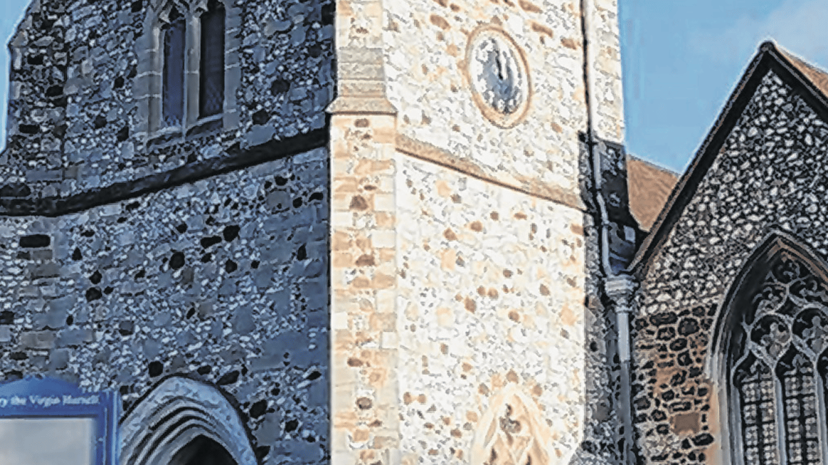 It's time to get work on faulty clock at St Mary's Church in Horsell ...