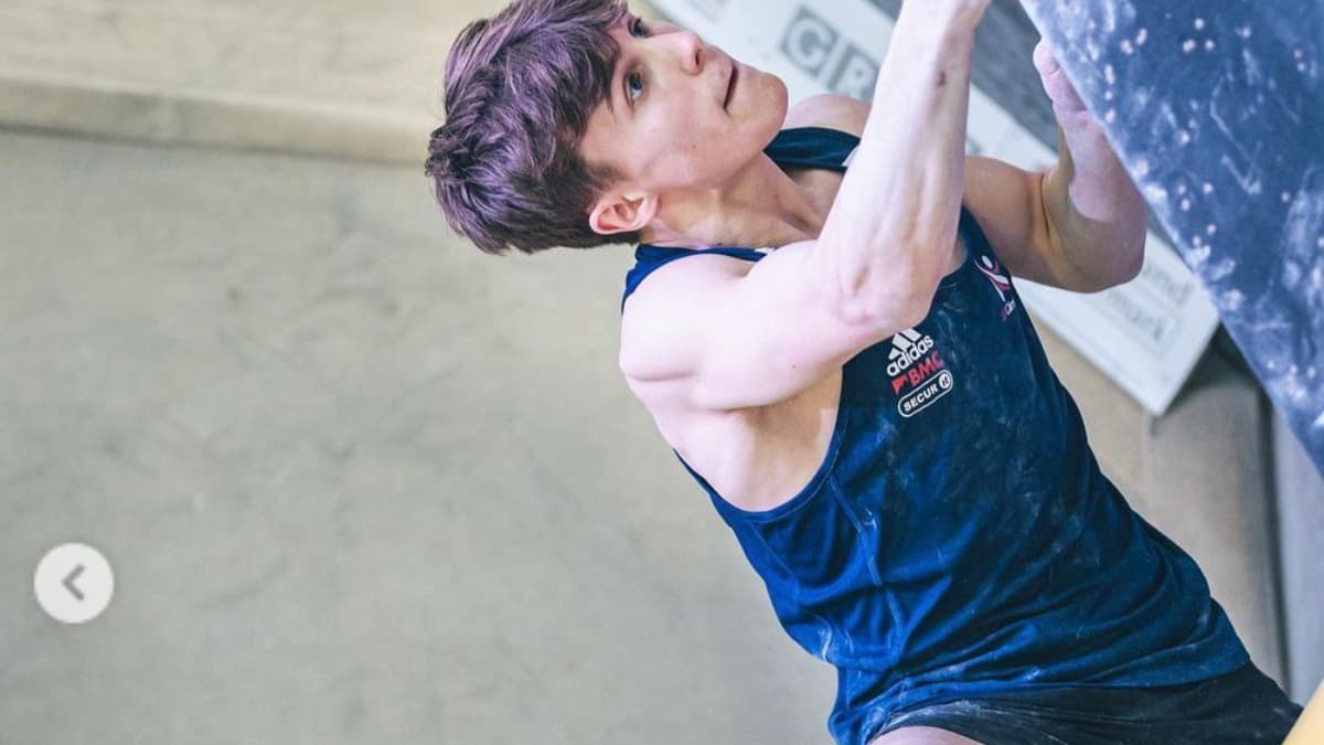 Young sport climber Rhys Conlon from Horsell hungry for more GB adult ...