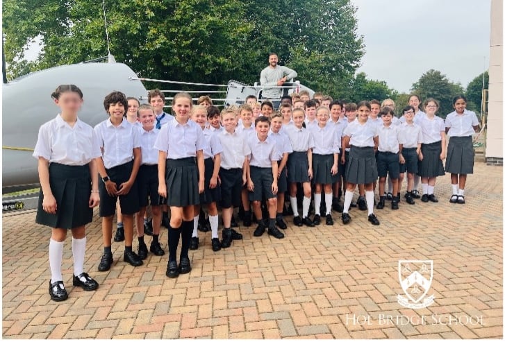 Hoe Bridge School pupils are inspired by Elliot Awin – ‘a real-life ...