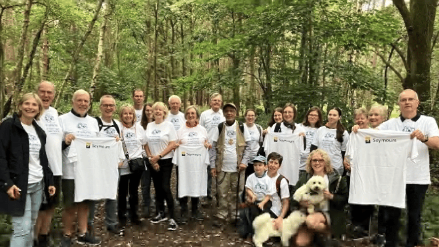 Mayor of Woking Cllr M Ilyas Raja takes part in charity walk around ...