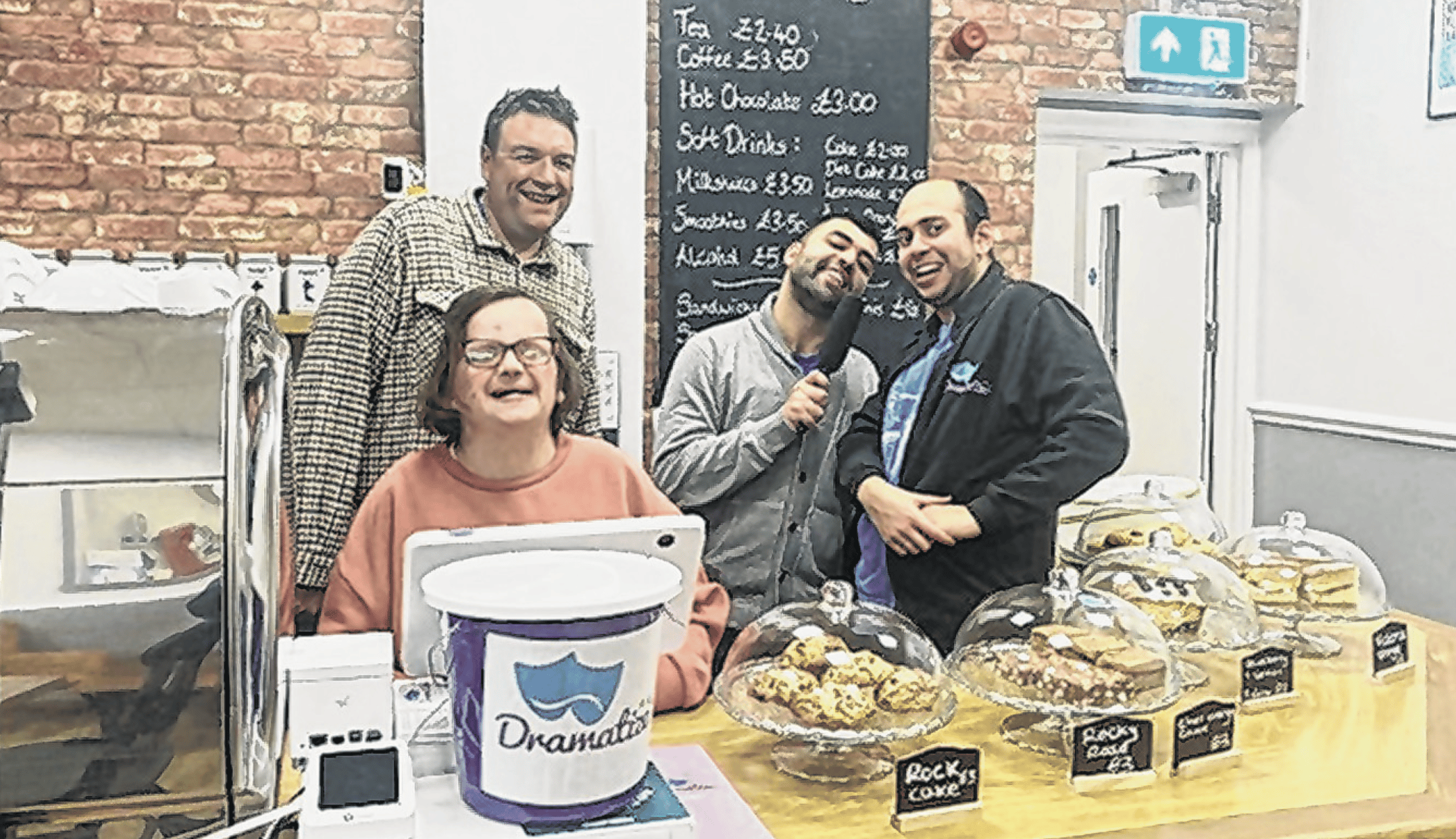 Jon Andrews: Woking's new tea room Dramatize is breaking down barriers ...