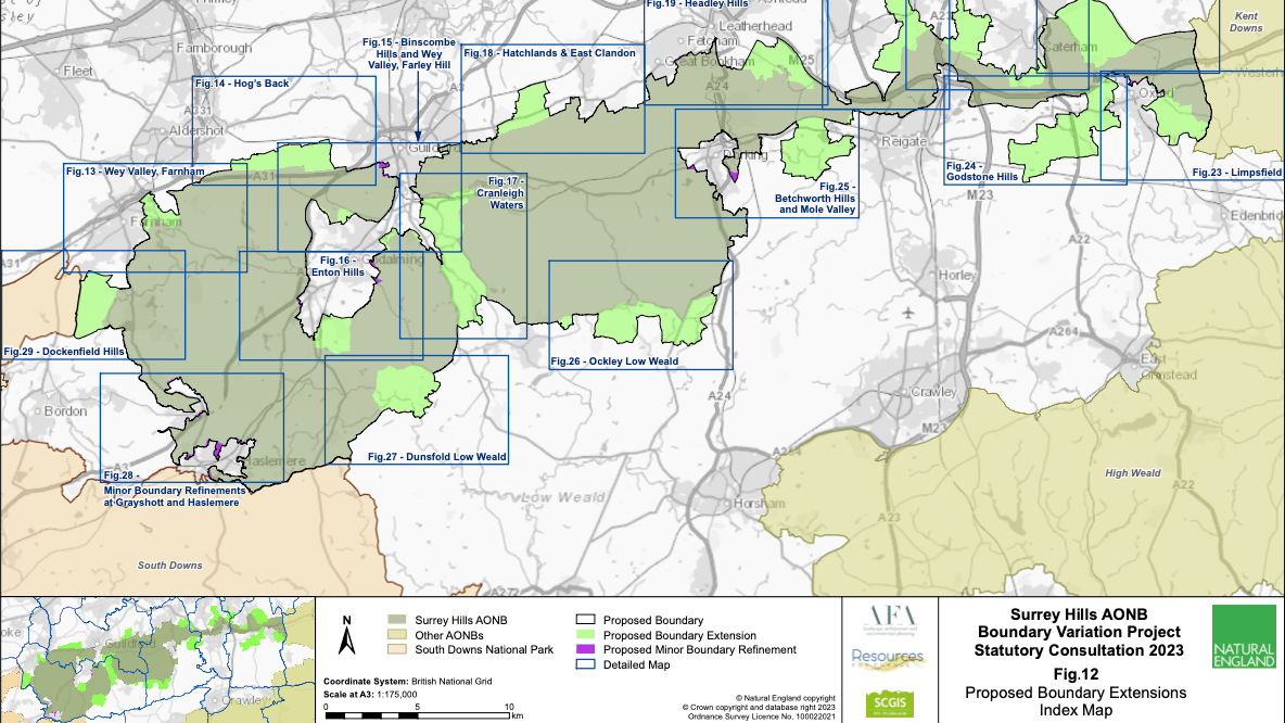 Surrey Hills no longer an AONB as tag is abolished after 65 years ...