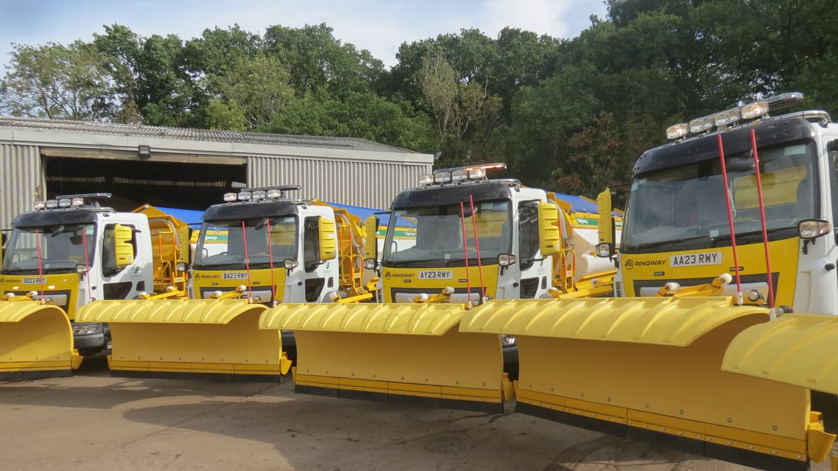 Ready Spready Go! Surrey unveils 38 new gritters for winter road safety ...