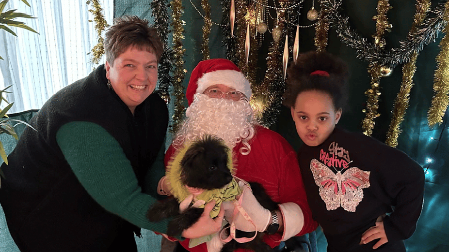 Dogs love chance to meet Father Christmas in Santa Paws event at Woking ...