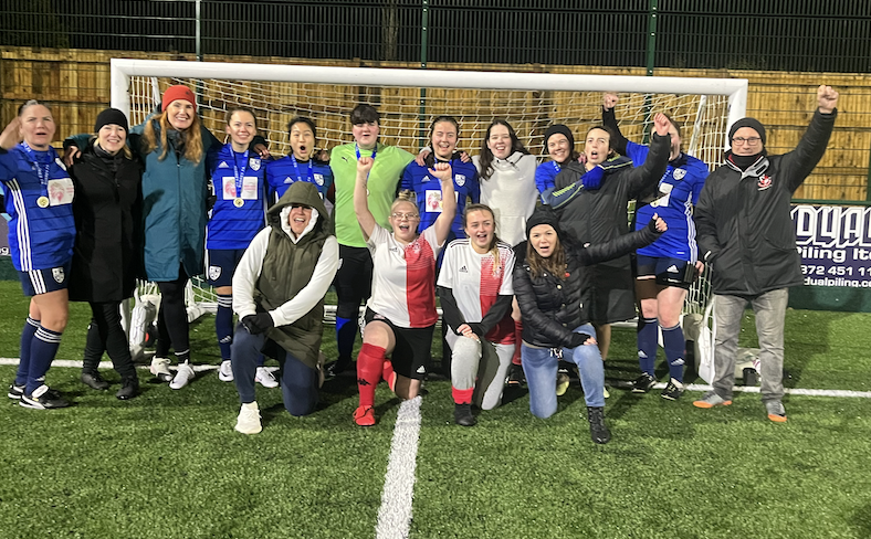 On fire – Woking Flames, a new football club for women, are in ...