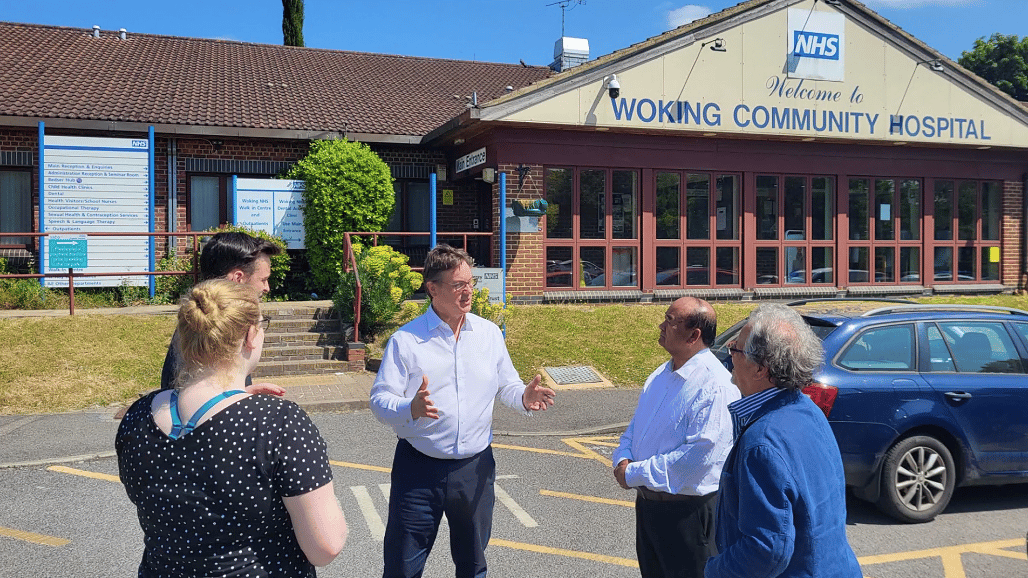 Woking MP Jonathan Lord: Our NHS continues to be my top priority for ...