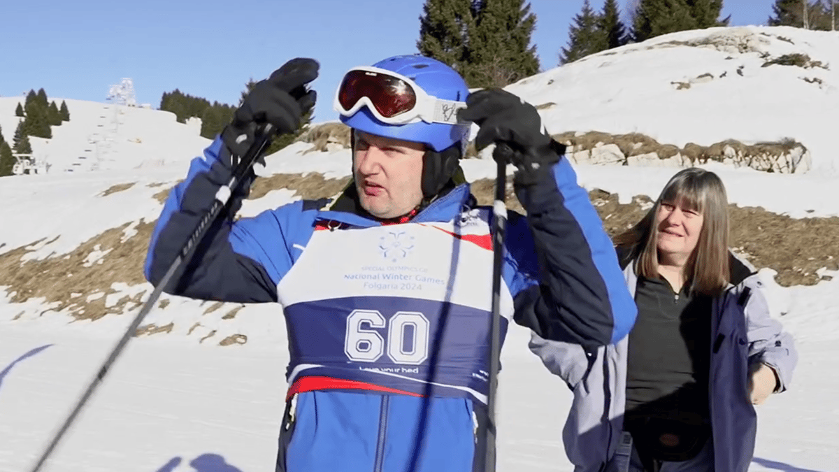 Double medal glory for Woking skier Mikey Lines at Special Olympics ...