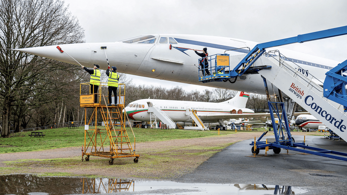 Concorde, the star attraction at Brooklands Museum, gets some 50th ...