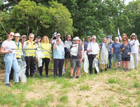 Chobham volunteers ready for Great British Spring Clean litter pick ...