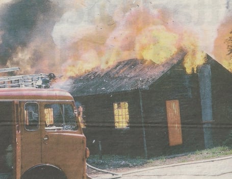 Memories of Woking barracks where a fire once ripped through ...