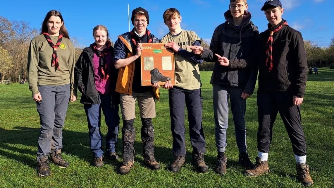 Woking High School student celebrates team effort in hiking competition ...