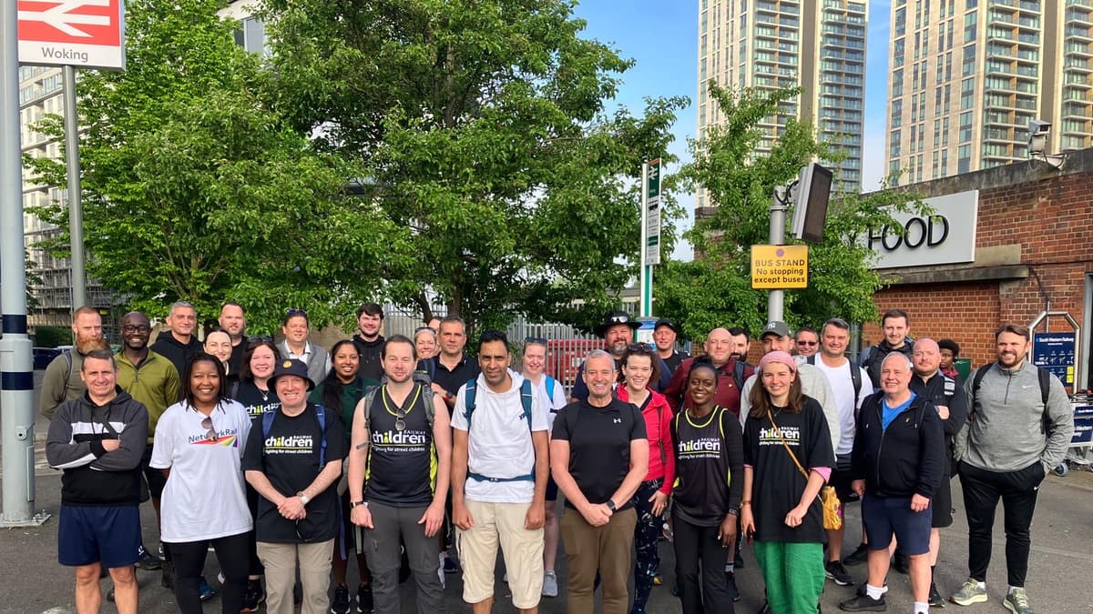 Network Rail workers on right track to help Railway Children charity ...