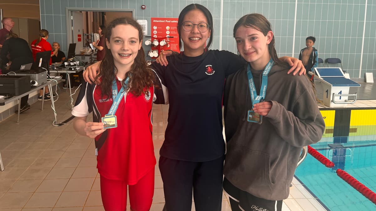 Regional competition medals for Woking Swimming Club under-15s ...