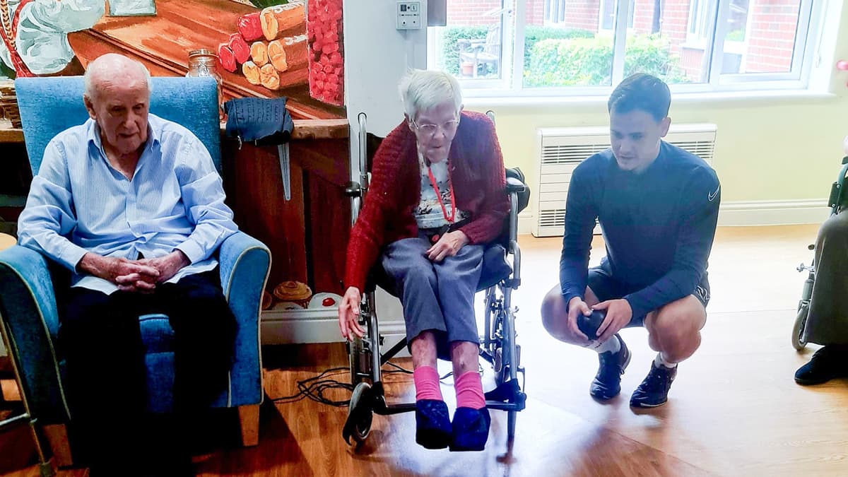 Class act: Cardinals help build team spirit at care home ...