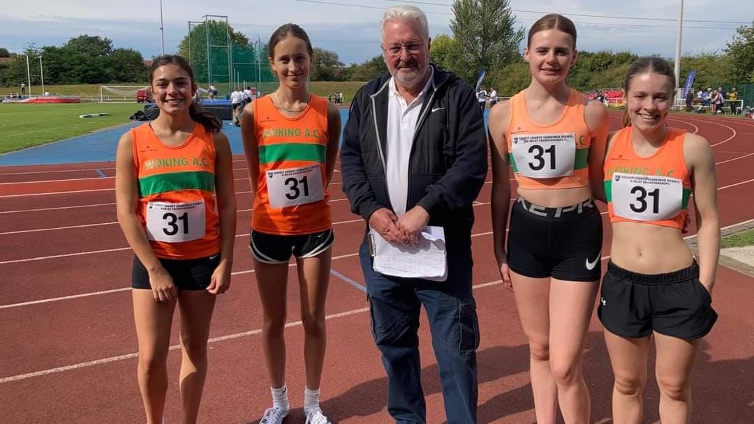 Four medals for Woking at Surrey County Relay Championships ...