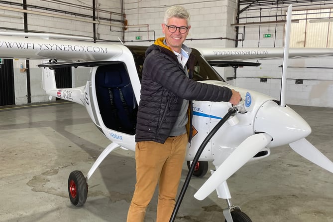 Al Pinkerton flies towards a more sustainable future in new airplane ...