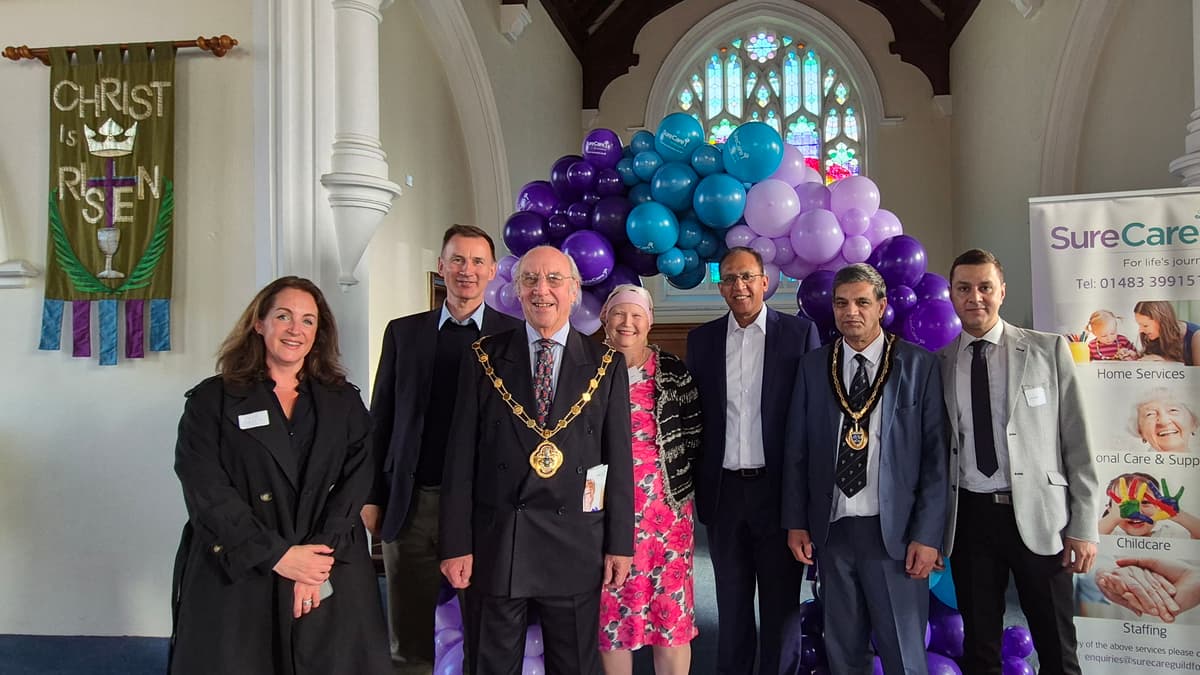 Jeremy Hunt opens new Surrey home care company | wokingnewsandmail.co.uk