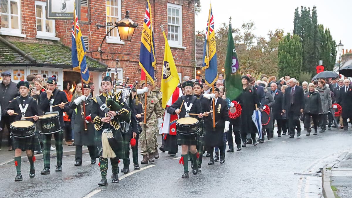 Absence of police sparks row over Chobham Remembrance parade ...