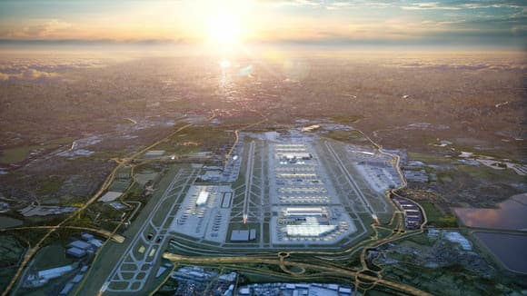 Heathrow third runway expansion plan that re-routes and tunnels M25 ...