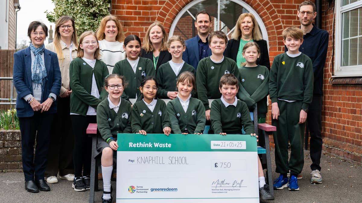 Green dream comes true for Knaphill school | wokingnewsandmail.co.uk