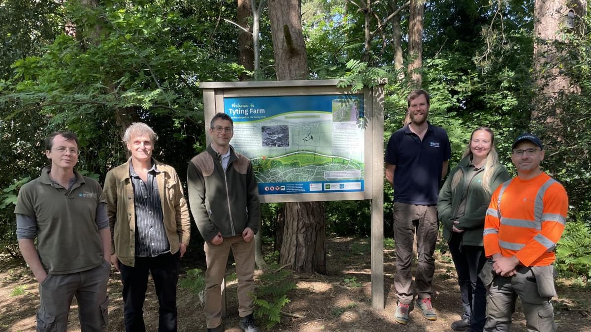 New signage at Surrey Hills nature reserve unveiled | wokingnewsandmail ...